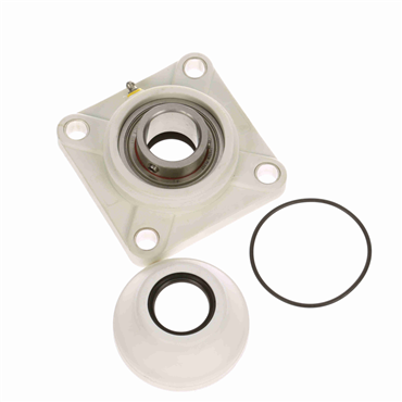System Plast | 55207CGR/SS-EC | Nolu-Clean Setscrew Lock 4-Bolt Flange ...